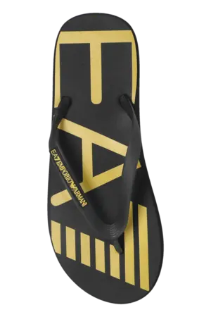 EA7 Rubber Flip-flops With Logo