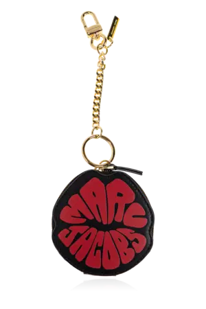 Marc Jacobs Leather Keychain - Black