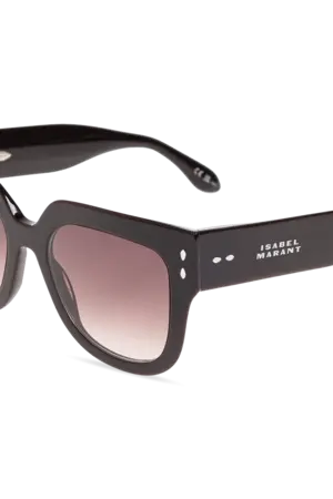 Isabel Marant Geometric Frame Sunglasses - Brown