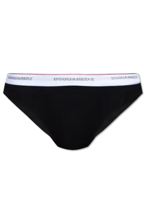 Dsquared2 Briefs With Logo - Black