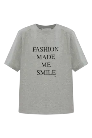 Victoria Beckham Printed T-shirt - Grey