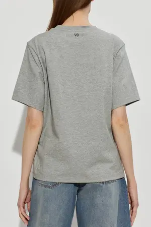 Victoria Beckham Printed T-shirt - Grey