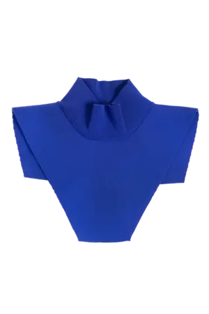 JIL SANDER Asymmetric Neck Warmer - Blue