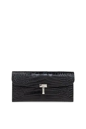TOTEME Leather Wallet - Black