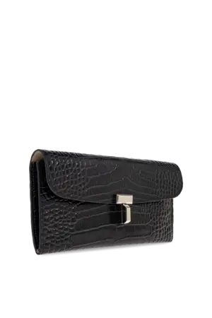 TOTEME Leather Wallet - Black