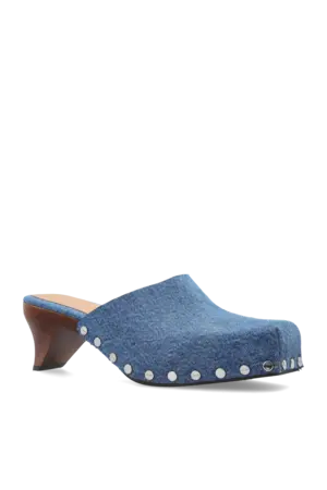 GANNI Heeled Mules - Blue