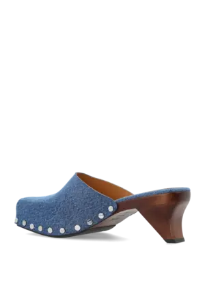 GANNI Heeled Mules - Blue