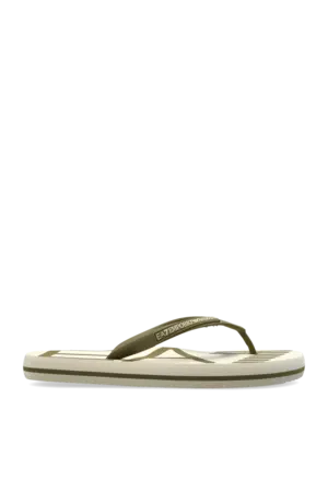 EA7 Rubber Flip-flops With Logo - Green