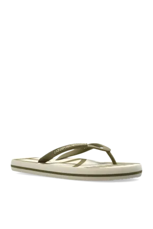 EA7 Rubber Flip-flops With Logo - Green