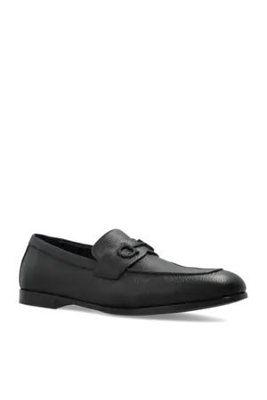 FERRAGAMO Touch Loafers - Black