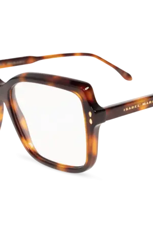 Isabel Marant Rectangle Eyeglasses - Brown
