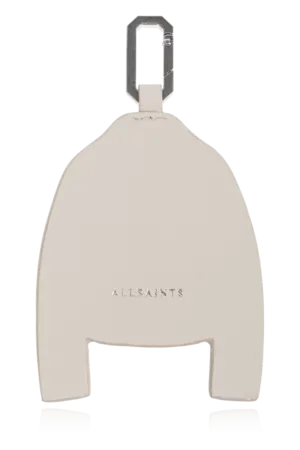 ALLSAINTS Dalby’ Leather Keyring - Grey