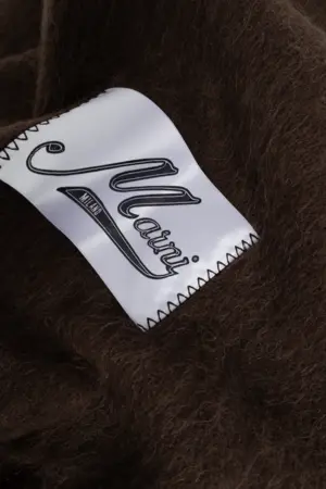Marni Wool Scarf With Fringes - Brown