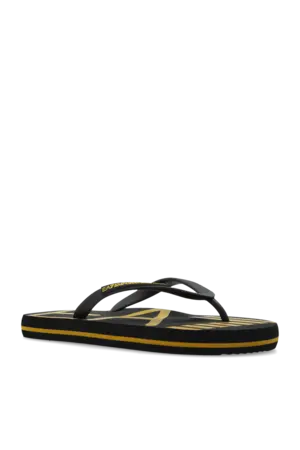 EA7 Rubber Flip-flops With Logo