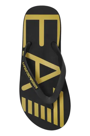 EA7 Rubber Flip-flops With Logo