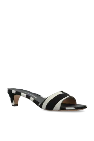 FERRAGAMO Heeled Mules - Black