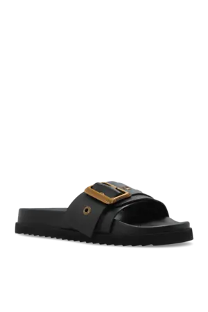 ALLSAINTS Ellie Leather Slides - Black