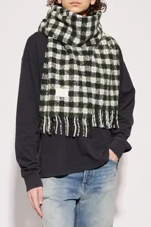 Acne Studios Scarf With A Check Pattern