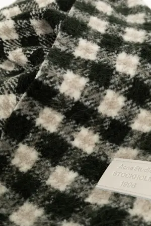Acne Studios Scarf With A Check Pattern