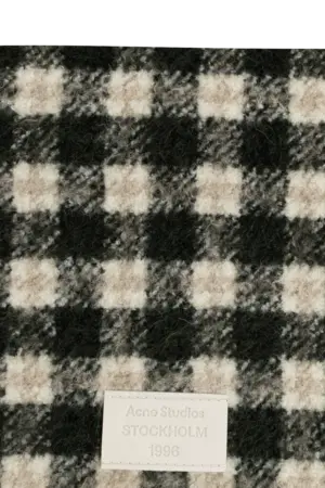 Acne Studios Scarf With A Check Pattern