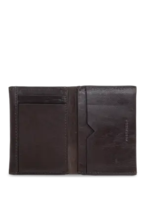 ALLSAINTS Foldable Card Case ‘bifold - Brown