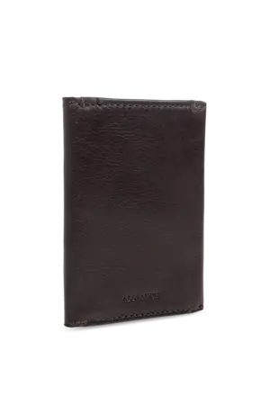 ALLSAINTS Foldable Card Case ‘bifold - Brown
