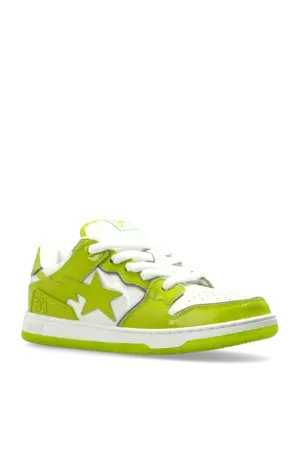A BATHING APE Logo Sports Shoes - Green