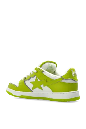 A BATHING APE Logo Sports Shoes - Green
