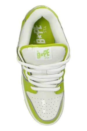 A BATHING APE Logo Sports Shoes - Green