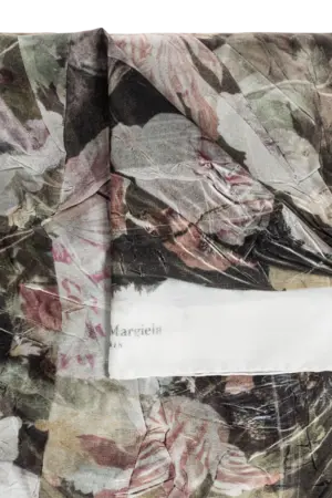 MAISON MARGIELA Silk Scarf With Logo