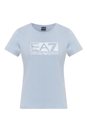 EA7 Logo T-shirt - Blue