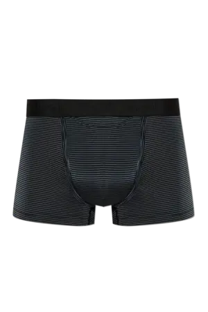 HOM Simon" Boxer Briefs From The "ho1" Collection - Black