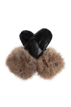 STAND STUDIO Jane Leather Mittens