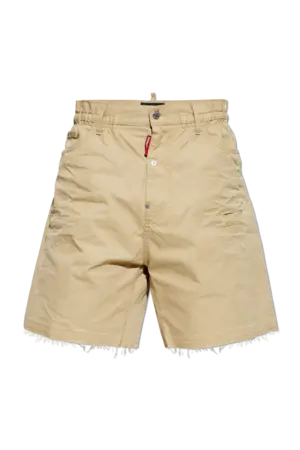 Dsquared2 Raw Edge Hem Shorts For Men