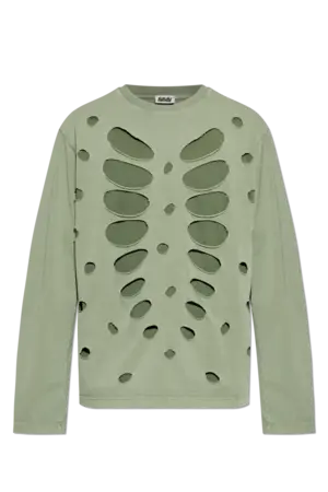 AVAVAV T-shirt With 'vintage' Effect - Green