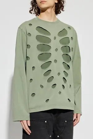 AVAVAV T-shirt With 'vintage' Effect - Green