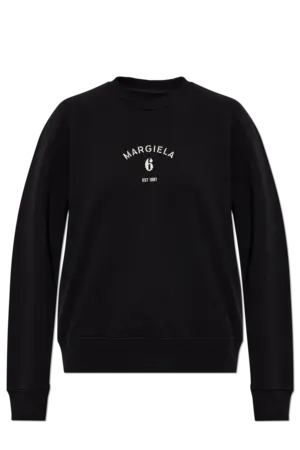 MAISON MARGIELA Logo Sweatshirt - Black