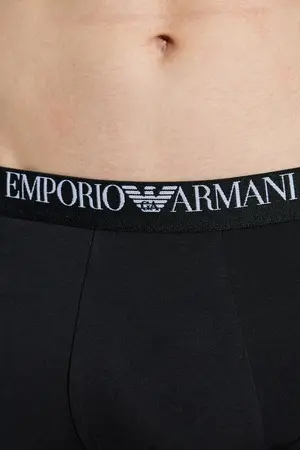 Emporio Armani 2-pack Of Boxers - Black
