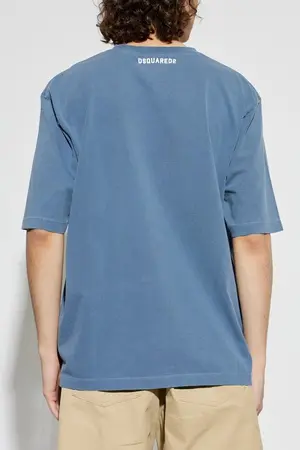 Dsquared2 T-shirt With Print - Blue