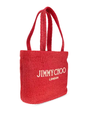 JIMMY CHOO Beach Medium Shoulder Bag - Red
