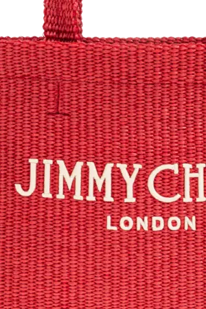JIMMY CHOO Beach Medium Shoulder Bag - Red