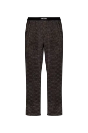 TOM FORD Silk Pajama Bottoms - Brown