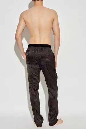 TOM FORD Silk Pajama Bottoms - Brown