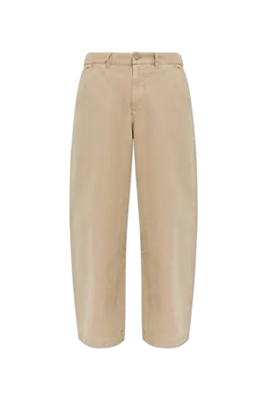 ALLSAINTS Jackson Wide Leg Jeans - Beige