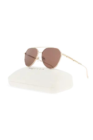 Alexander McQueen Aviator Sunglasses - Silver