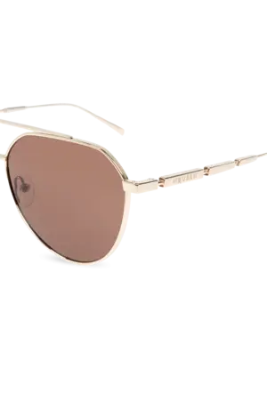 Alexander McQueen Aviator Sunglasses - Silver