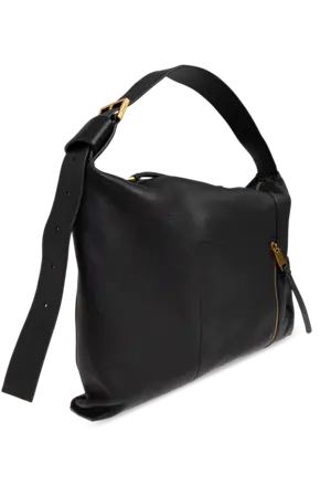 ALLSAINTS Leather Alba Shoulder Bag - Black