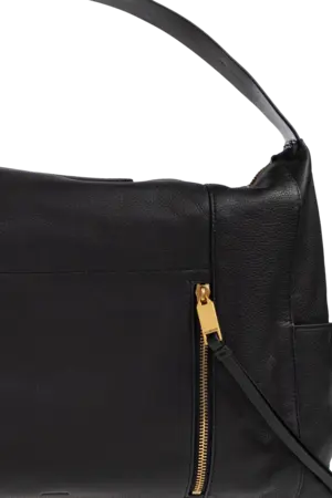 ALLSAINTS Leather Alba Shoulder Bag - Black