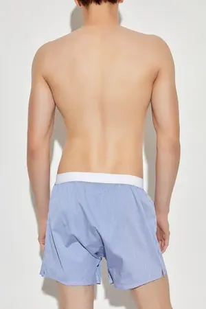 TOM FORD Boxers With A Striped Pattern - Blue