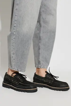 ALLSAINTS Skiff Leather Shoes - Grey